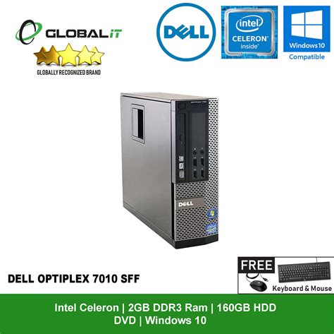 Dell Optiplex Celeron Sff Lcd Monitor Refurbished Global Group
