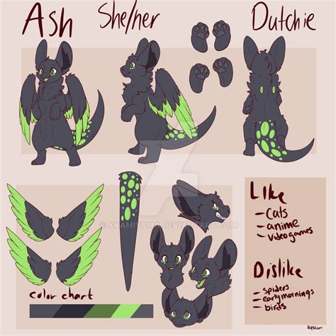 Ash Refsheet By Xkamiyama On Deviantart
