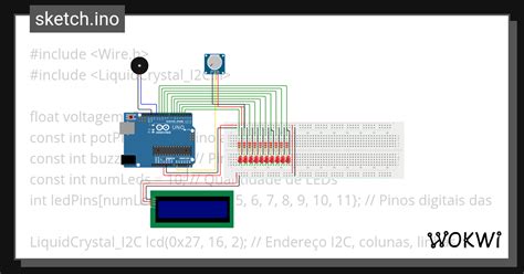 Trabalho 6 Eletrônica Fábio Wokwi Esp32 Stm32 Arduino Simulator