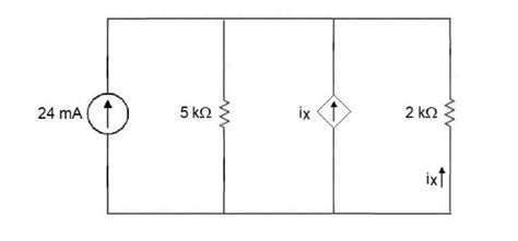 Solved In The Illustrated Circuit Find The Value Of Ix Chegg Com