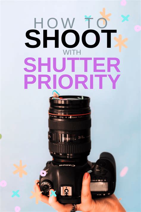 Shutter Priority Mode Or TV Mode In Photography Explained