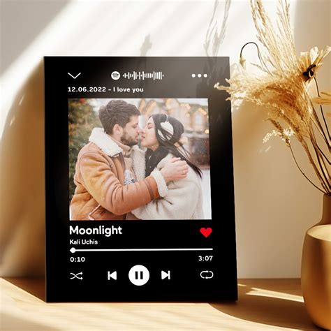 Personalised Spotify Code Plaque Personalized Photo Plaque T