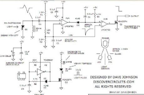 Reflected Infrared Light Switches Control Circuit Circuit Diagram SeekIC