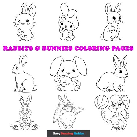 Free Printable Coloring Pages Bunny Rabbits