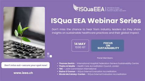 New Isqua Eea Webinar Series Launch Were Excited To Unveil Our New Webinar Series Spotlighting