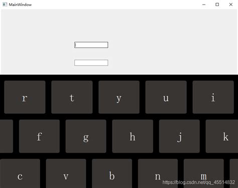 Qt虚拟键盘（qwidget）的实现qt 虚拟键盘嵌入到一个widget中 Csdn博客
