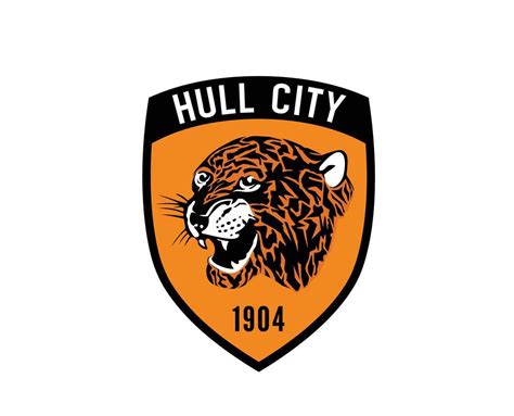 Hull City Club Symbol Logo Premier League Football Abstract Design
