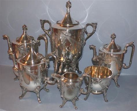 6 Pc Victorian Reed And Barton Coffee Tea Service Set 21717382