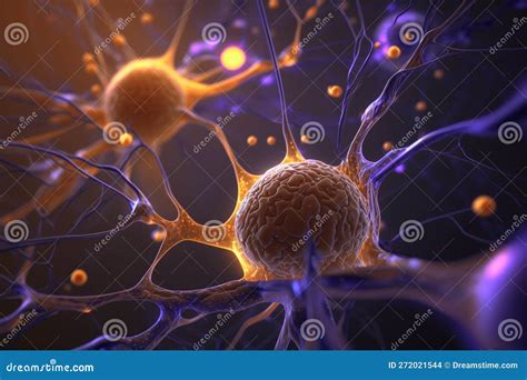 Brain Structure Neuroscience Neural Network Human Nervous System Stock Illustration