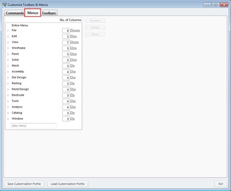 Customizing Toolbar Type