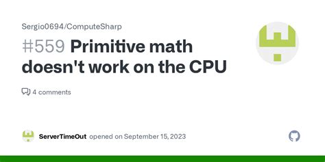 Primitive Math Doesnt Work On The Cpu · Issue 559 · Sergio0694