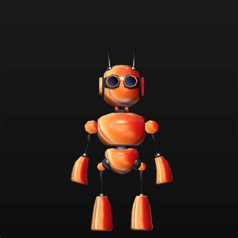 Tiny Bot 3d Model Turbosquid 1998089