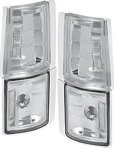 Umdhaiyi Corner Lights Clear Turn Signal Lamp 4pc Heavy