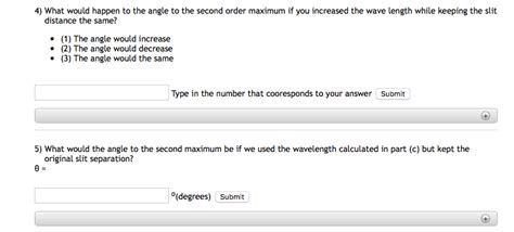 Solved Effect On Two Slit Interference An Chegg Com