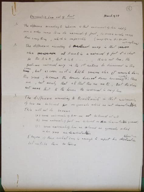 Universals Of Law And Of Fact Frank P Ramsey Manuscript Pdf