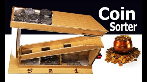 Automatic Coin Sorting Machine Diy Coin Sorting Machine By Motor Diy Tricks Youtube