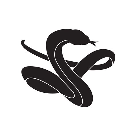 Snake Logo Vector Icon Illustration On Flat Design 21305074 Vector Art