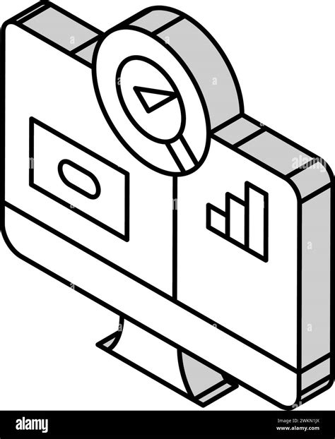 Sensor Calibration Electronics Isometric Icon Vector Illustration Stock