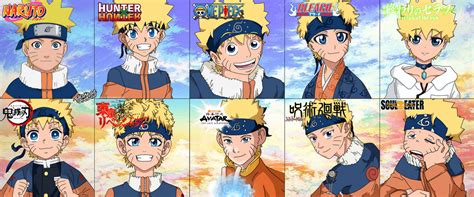 Naruto Uzumaki In Different Art Styles By Theunknownavatar On Deviantart