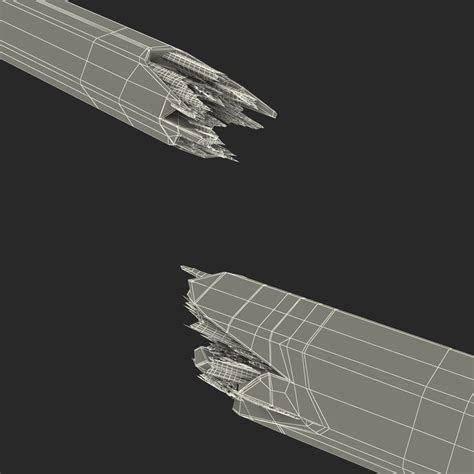 부러진 연필 3d 모델 19 Max 3ds Obj C4d Ma Free3d