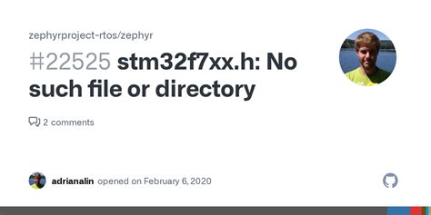 Stm32f7xxh No Such File Or Directory · Issue 22525 · Zephyrproject Rtoszephyr · Github