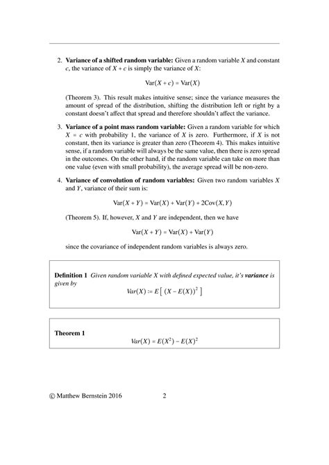 variance pdf