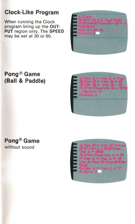 Atari 2600 Vcs Basic Programming Scans Dump Download Screenshots