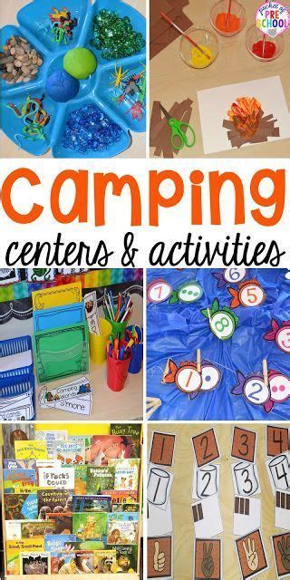 Camping Themed Centers And Activities For Preschool Pre K And