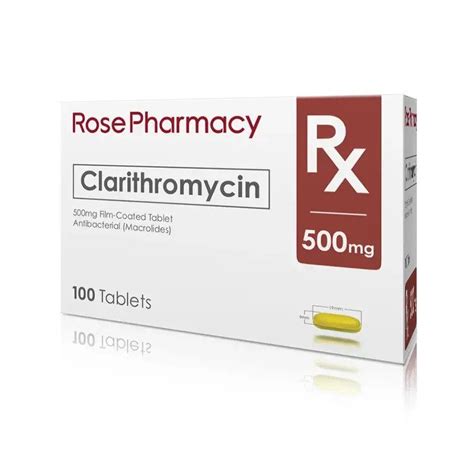 Rose Pharmacy Clarithromycin 500mg Film Coated Tablet 1s Price In The