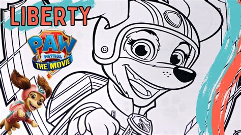 Paw Patrol Colouring Pages Liberty