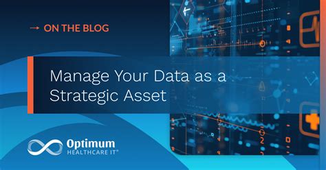 Manage Your Data As A Strategic Asset Optimum Healthcare It