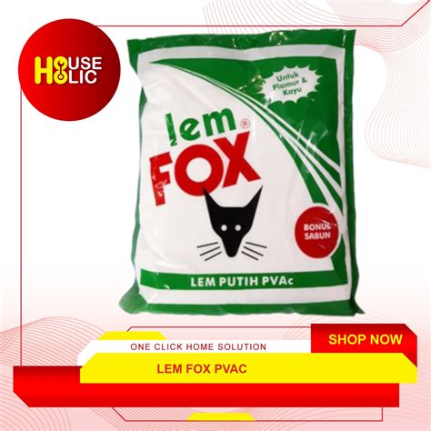 Jual Lem Fox Pvac 400 Gram Lem Fox Kantong Bungkus Hijau Lem Fox Putih Shopee Indonesia
