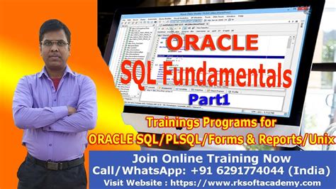 Oracle Sql Fundamentals Sql Complete Tutorial Sql Crash Course