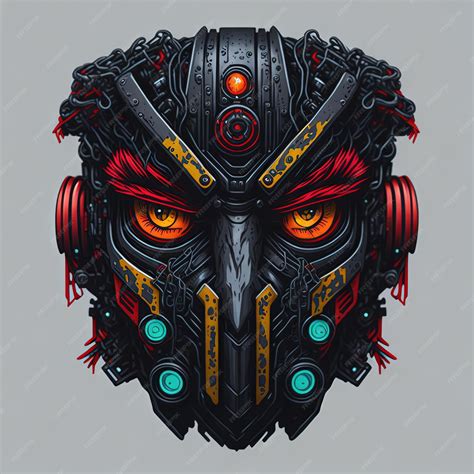 Premium Vector Vector Illustration Terminator Transformers Head Design