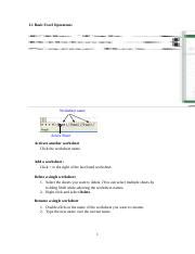 Basic Excel Operation Handout Doc Basic Excel Operations Worksheet Name Active Sheet