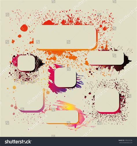 Splash Text Box Stock Vector Royalty Free 109229726 Shutterstock