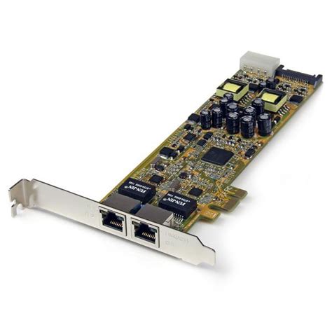 StarTech Dual Port PCI Express Gigabit Ethernet PCIe Netwerkkaart Adapter PoE PSE