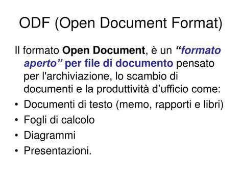 Ppt Open Document Format For Office Applications Powerpoint