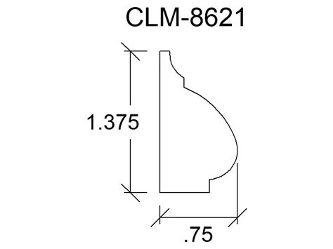 Clm 8621 Classic Mouldings Inc