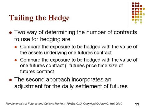Hedging Strategies Using Futures Chapter Fundamentals Of