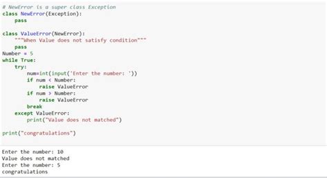 Python User Defined Exceptions I2tutorials