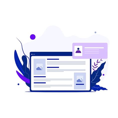 Ui 디자인을 위한 로그인 페이지 일러스트레이션 프리미엄 벡터