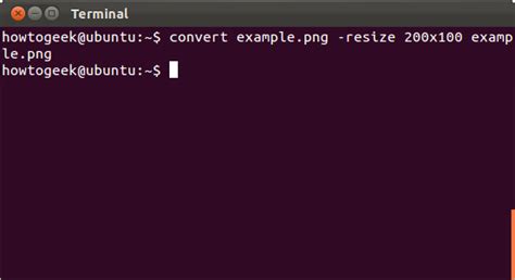 how to quickly resize convert and modify images from the linux terminal