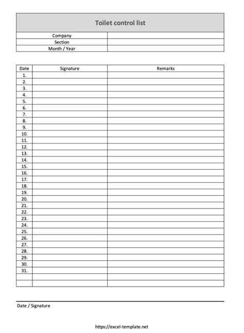 Cleaning Checklist Excel Template Ensures Thorough Cleaning Excel Template Net