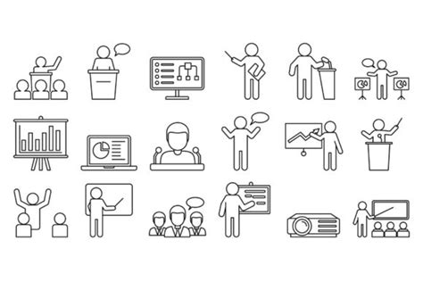 Lecture Classroom Icons Set Graphic By Anatolir56 · Creative Fabrica Lecture Classroom Icons Set Graphic By Anatolir56 · Creative Fabrica