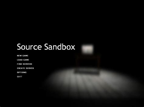 Source Sandbox V BIG UPTADE File ModDB