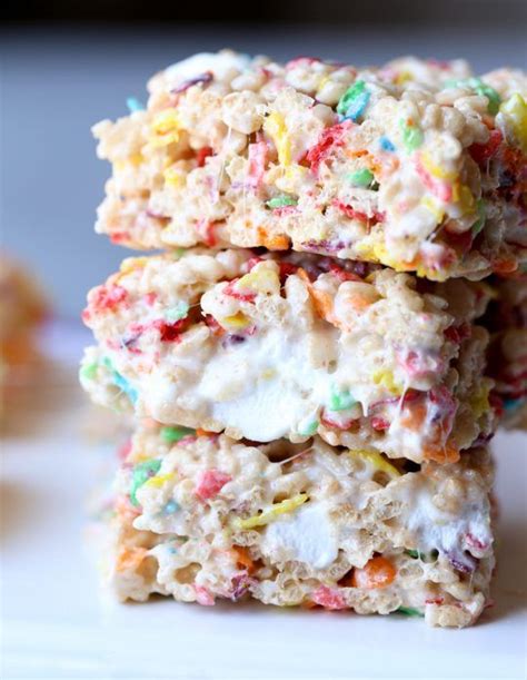 My most favorite krispie treat recipe includes the perfect amount of marshmallow and fruity ...