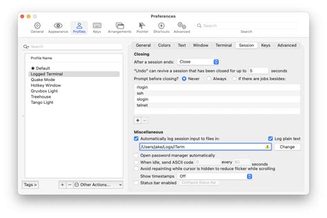 How To Setup Automatic Logging In An ITerm2 Profile Jake Shaw