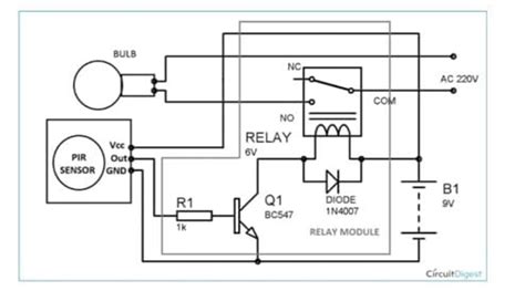Automatic Control Of Led Lamp Using Pir Motion Sensor