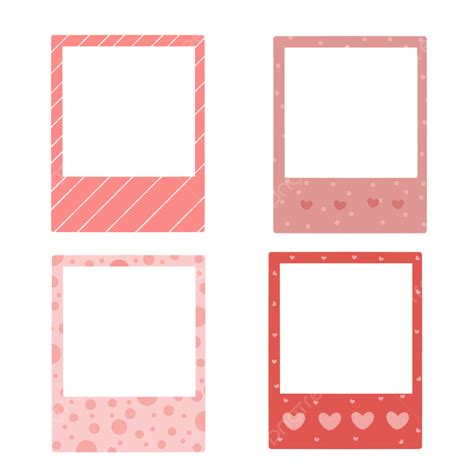 보 리 래 액자 일러스트 사진 장식 틀 폴라로이드 프레임 폴라로이드 틀 외딴 Png 일러스트 및 Psd 이미지 무료 다운로드 Pngtree